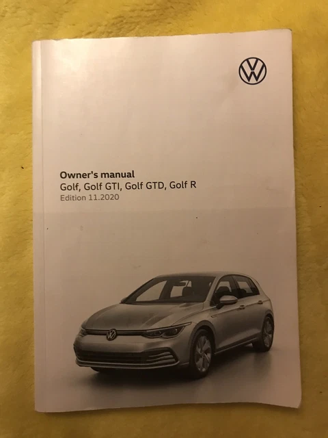 GENUINE VW GOLF 2017-2020 Mk7.5 Gti Gtd R Handbook Owners Manual Book ...