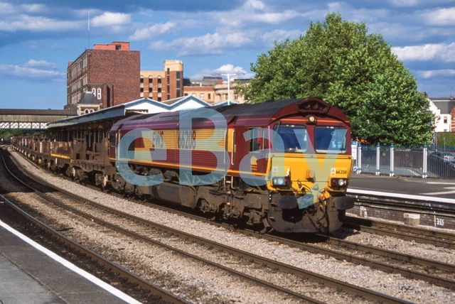 35MM RAILWAY SLIDE of Class 66 66208 @ Newport Copyright to Buyer £4.99 ...
