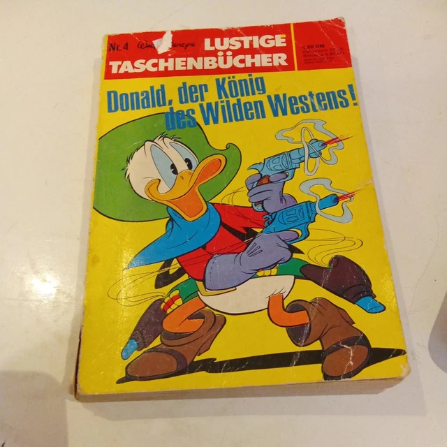 WALT DISNEYS LUSTIGE Taschenbücher Nr.4, Donald der König des Wilden Westen 1971 EUR 4,18 ...