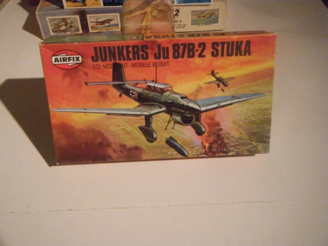 SEALED CLASSIC 1978 AIRFIX 1/72 WW II German JUNKERS Ju.87-B/R STUKA ...