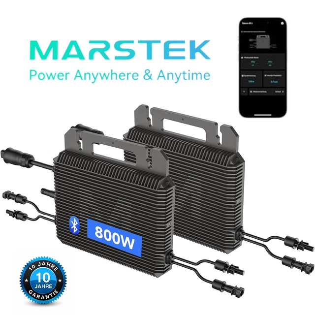 MARSTEK SATURN-M 800W Mikrowechselrichter 2er-Set VDE-AR-N 4105 ...