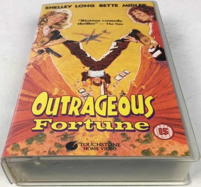 OUTRAGEOUS FORTUNE (1987) VHS PAL 1990s Videocassette Touchstone ...