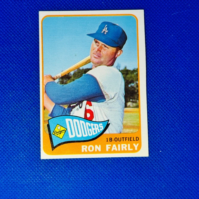 1965 TOPPS ENSEMBLE BASEBALL BREAK Ron Fairly #196 Los Angeles Dodgers ...