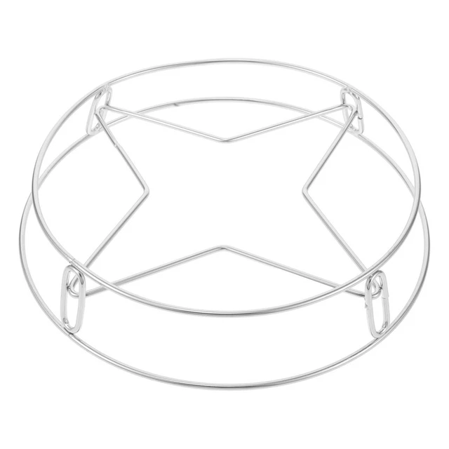 STEAM RACK STEAMING Rack Stand Steamer Basket Stainless Steel Metal £16 ...
