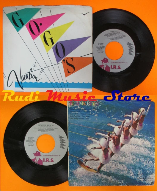 LP 45 7'' GO GO'S Vacation Beatnik beach 1982 belinda carlisle I.R.S ...