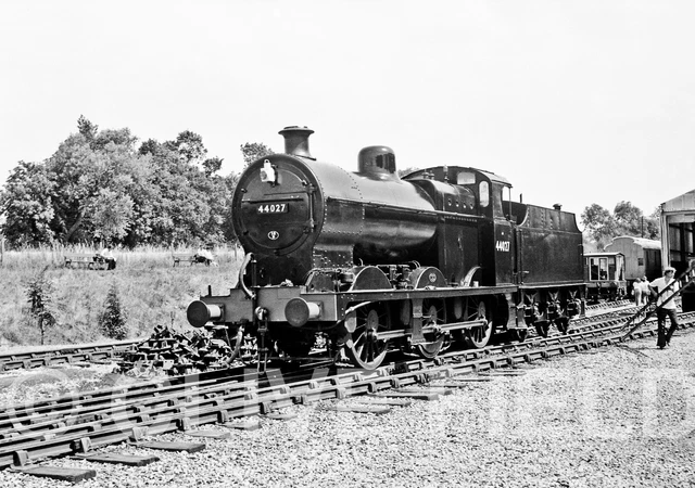 RAILWAY B/W Negative 6x9 cm LMS 44027 no date or location. £4.99 ...