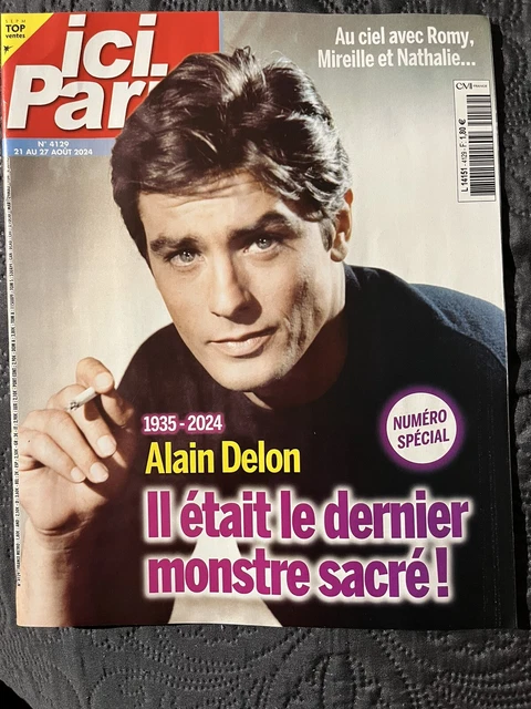 ALAIN DELON 1935-2024 Numero Special_...Magazine Ici Paris # 4129 # 21 ...