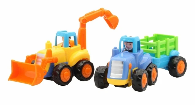 KEYCRAFT MY FIRST 4X4 Junior Tractor - Fm78 Dump Truck Bucket Car Farm ...