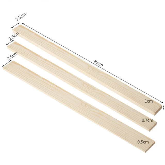 CONVENIENT AND PRACTICAL Pine Wood Strip Guide Rail for Pottery Clay ...