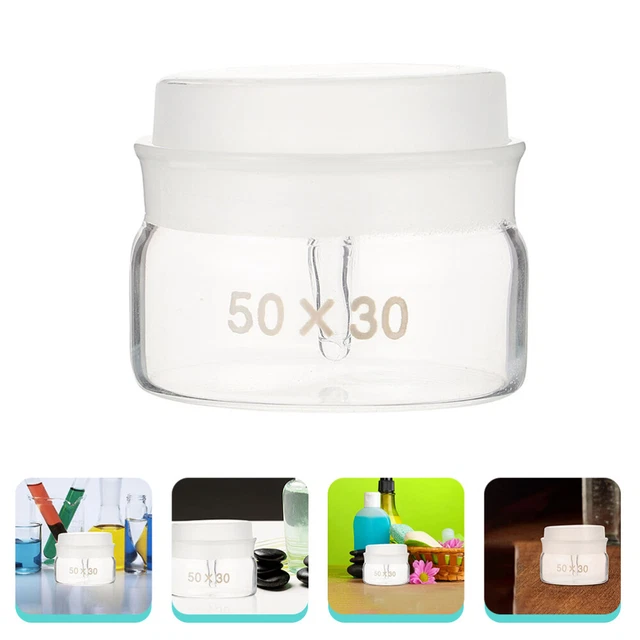 GLASS WEIGHING JAR Sample Experiment Can Storage for Laboratory Glases ...