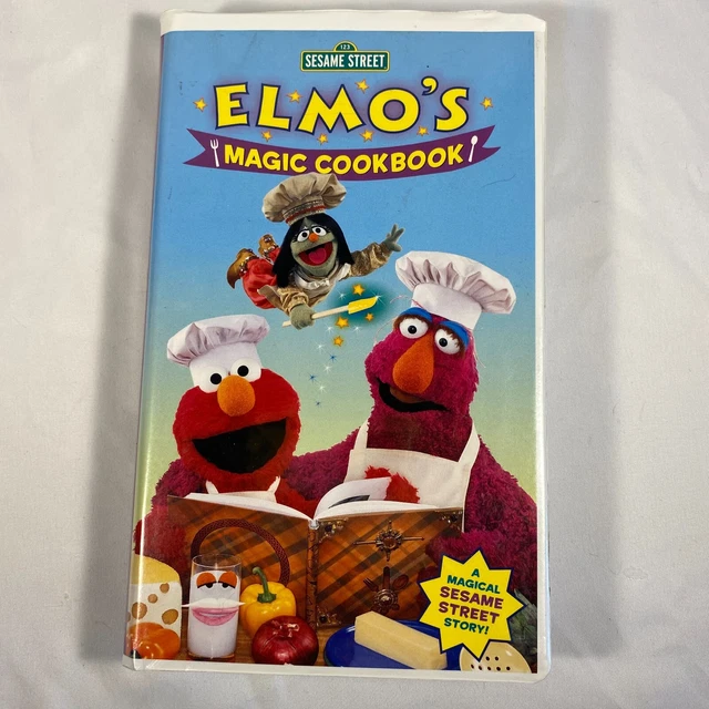 SESAME STREET ELMO'S Magic Cookbook! RARE VHS - Emeril Lagasse - Tested ...