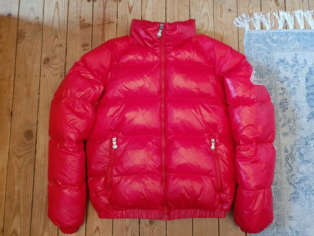 PYRENEX VINTAGE MYTHIC Shiny Red Down Puffer Jacket Coat Unisex Size M ...