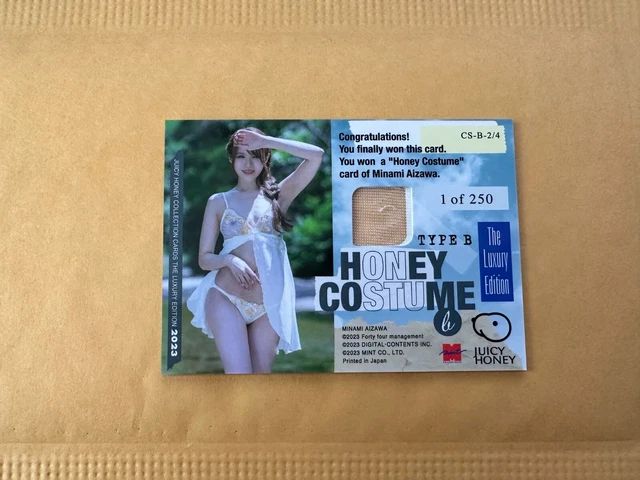 JUICY HONEY LUXURY Edition 2023 Minami Aizawa Costume Card 1 of 250 Type B EUR 21,62 - PicClick FR