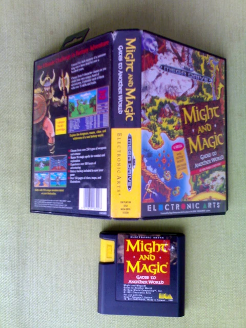 VIDEOGAME MIGHT AND MAGIC GATES TO ANOTHER WORLD Sega Mega Drive ...