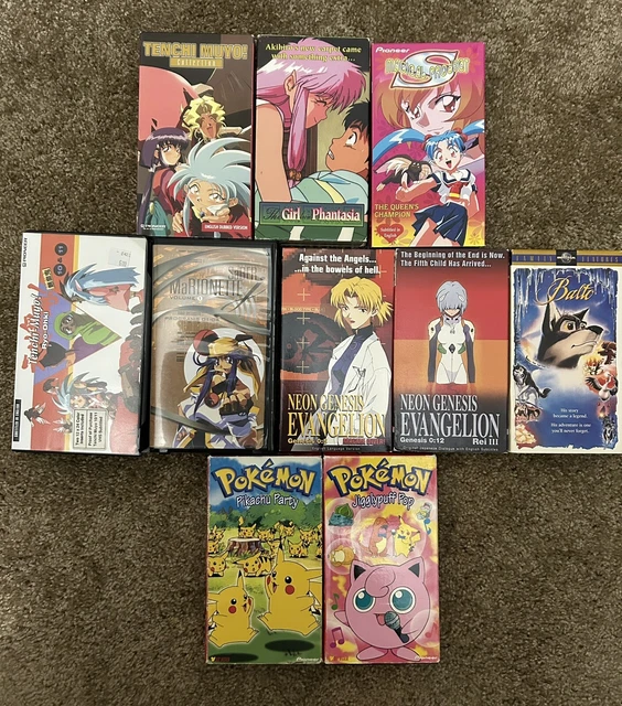 ANIME VHS TAPES lot | 10 VHS Tapes | Tested, WORKS!! Read Desc £18.50 ...