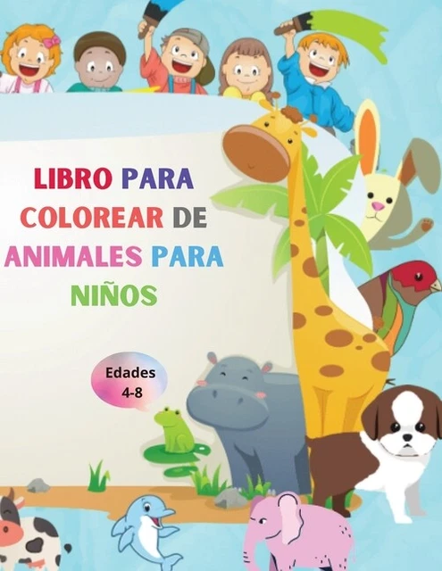 ANIMALES LIBRO PARA Colorear: Libro De Actividades Para Ni?Os EUR 11,76 ...