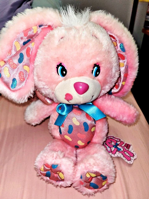 VINTAGE JAPANESE YUM Yums Plush Jelly Bunny jelly beans pink rabbit $22 ...