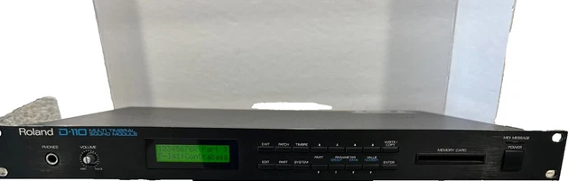 ROLAND D-110 - Multi-Timbral Sound Module Synthesizer Rackmount $149.00 ...