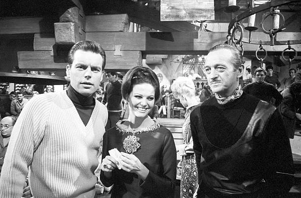 ROBERT WAGNER ITALIAN actress Claudia Cardinale and British actor - Old ...