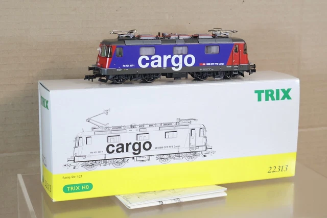 TRIX 22313 SBB CFF CARGO CLASS Re 421 397-1 E-LOK ELECTRIC LOCOMOTIVE ...