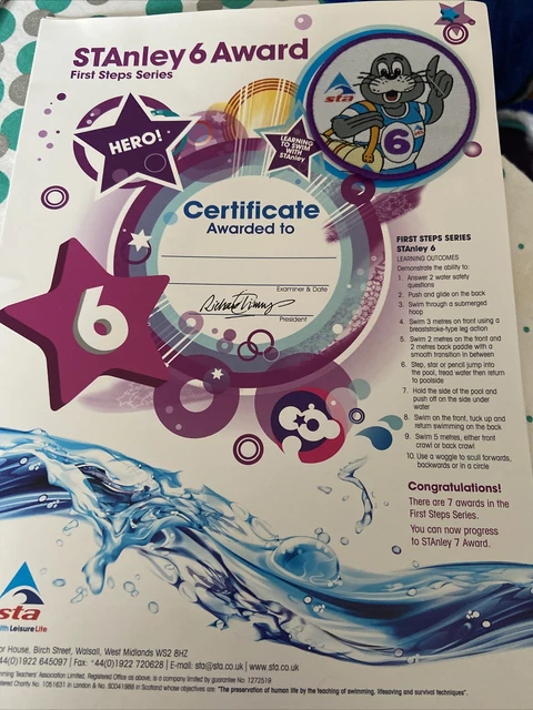 STA STANLEY 6 award badge and certificate EUR 4,12 - PicClick DE STA STANLEY 6 award badge and certificate EUR 4,12 - PicClick DE