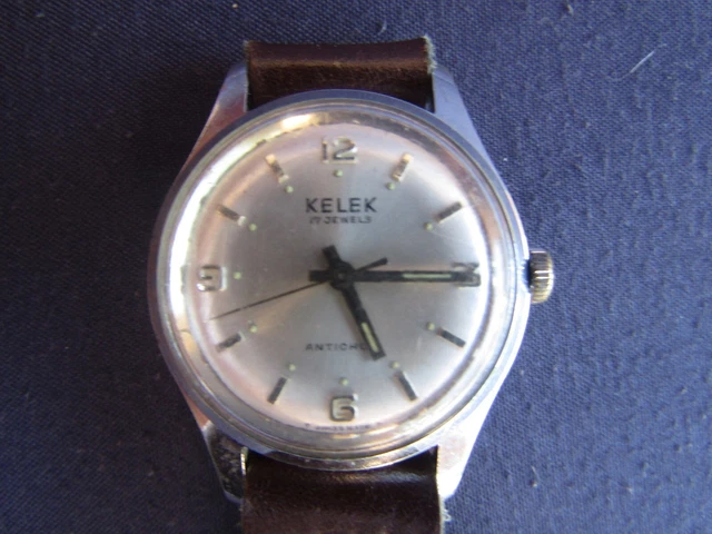 ANCIENNE MONTRE MÉCANIQUE KELEK, SWISS MADE, Antimagnetic, waterproof ...