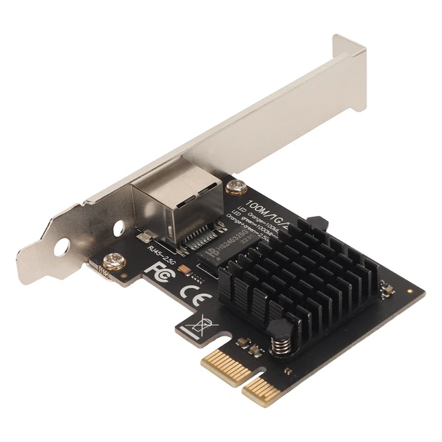 PCIE ETHERNET CARD PCIe Network Adapter RJ45 Wake On LAN For Chassis £ ...