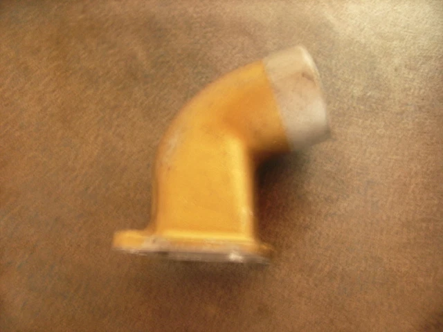 A CONTINENTAL C90 / A65 Light Aircraft Engine Induction Elbow in Gold ...