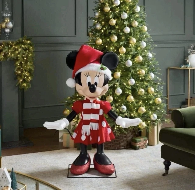 DISNEY 4 FT Animated Holiday 2025 Minnie Mouse Home Depot Animatronic ...