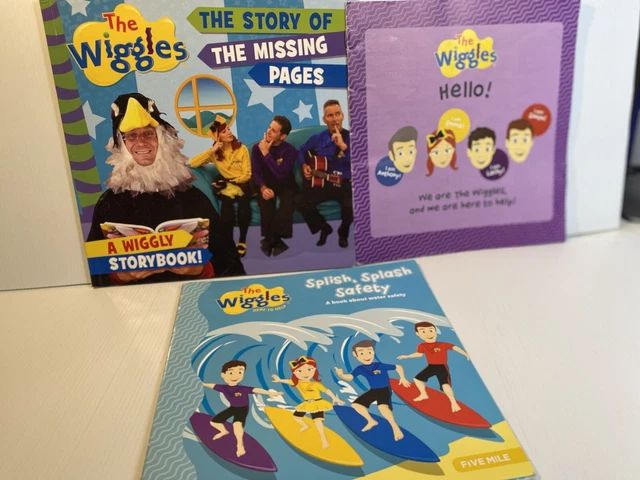THE WIGGLES BOOKS X4 Big World Tour/Story Of Missing Pages/Hello/Splish ...