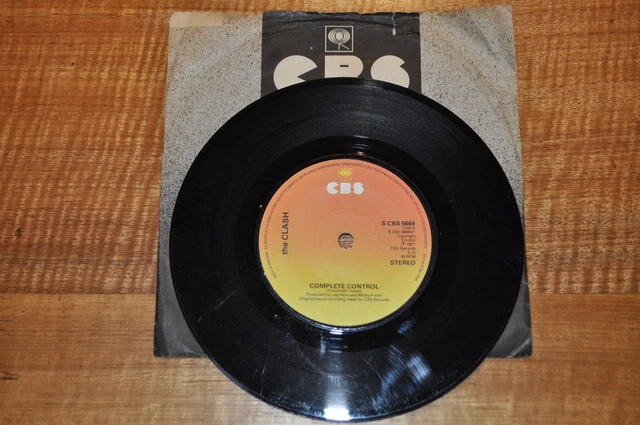 THE CLASH, COMPLETE Control/The City of the Dead, 1977, 7" single, play ...