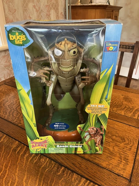 TALKING HOPPER ROOM Guard 1998 Thinkway Toys Disney A Bug’s Life Pixar ...