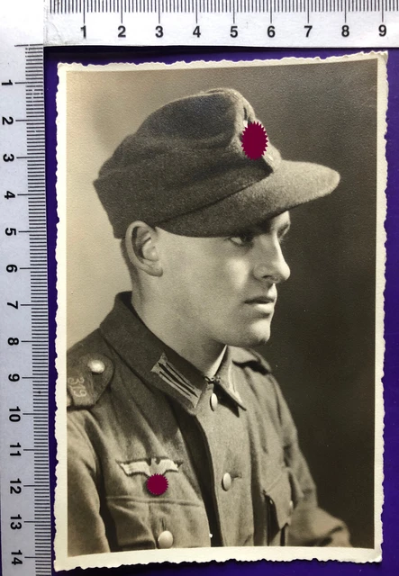 WW2 PRIVATE PHOTO Card Soldier Shoulder Flap No. 319 £4.02 - PicClick UK