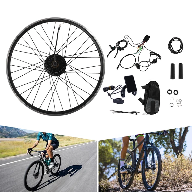 28''/ 29'' ZOLL Elektrofahrrad Umbausatz Hinterrad LCD 36V E-Bike Conversion Kit EUR 207,31 ...