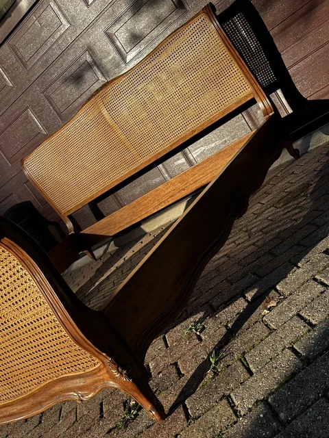 AND SO TO BED LONDON LOUIS XV CANED VI BED EMPEROR SPRING 200 x 200cm ...