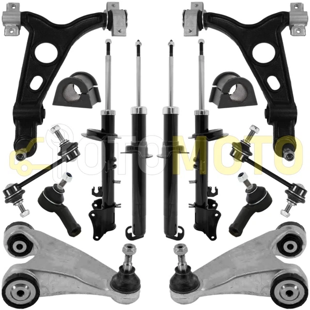KIT BRACCI AVANTRENO Completo + 4 Ammortizzatori Ant Post Alfa Romeo ...