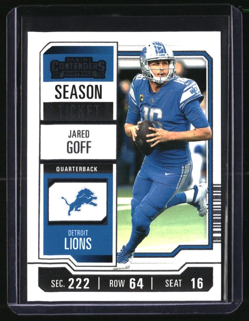 BILLET DE SAISON Jared Goff 2023 Panini #35 Contenders Lions EUR 2,23 ...