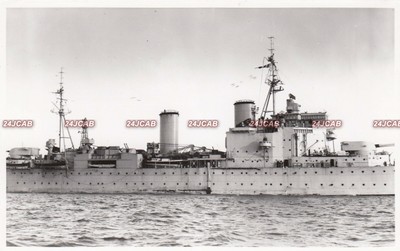 ORIGINAL ROYAL NAVY Photograph. HMS "London" Heavy Cruiser. WW2. Fine ...
