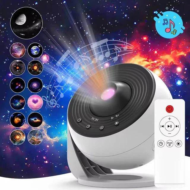 GALAXY STARRY SKY - NEW PRO 4K+ MUSIC + REMOTE Planetarium Projector ...