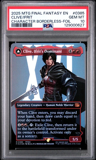 2025 MTG FINAL Fantasy Clive, Ifrit's Dominant/Ifrit, Warden Of Inferno ...