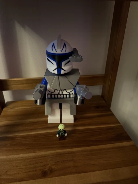 3D PRINTED LEGO Inspired Commander Captain Rex Star Wars - Clone ...