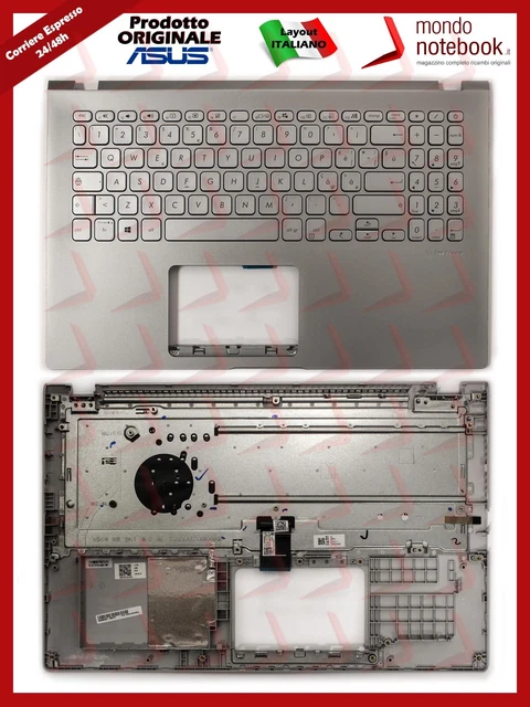 KEYBOARD WITH ORIGINAL Top Case ASUS 15 X509 Series X509JA X509JB ...