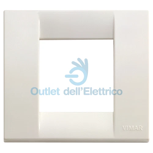 VIMAR 17097.04 PLAQUE Classic For Box Round IN Technopolymer 1/2 Places ...