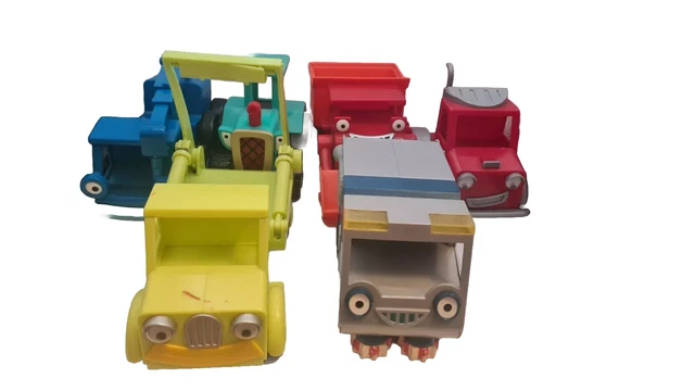 BOB THE BUILDER Vehicles x6 Bundle Lofty Muck Travis Bristle Packer ...