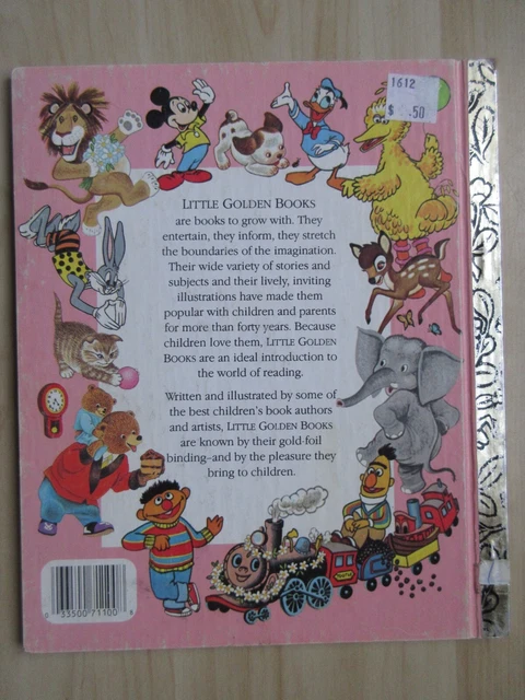 LITTLE GOLDEN BOOK Disney Mickey Mouse & Goofy Big Bear Scare 1978 $5. ...