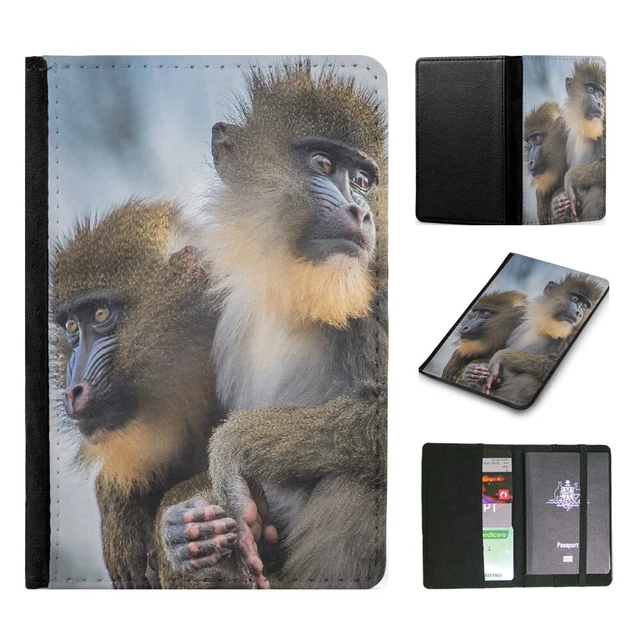 PASSPORT ITINERARY ORGANIZER|CUTE Adorable Brown Monkey Ape 13 $14.95 ...