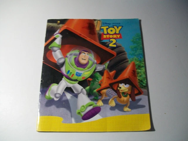 2000 & TOY Story 2 " Disney Pixar book Buzz Lightyear & Woody Cartoon ...