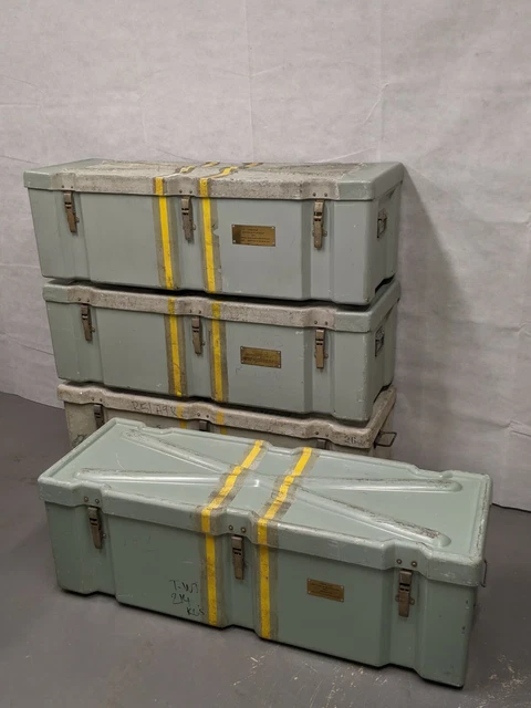 BRITISH ROYAL NAVY - Military - MOD - Heavy Duty Equipment Storage Case ...