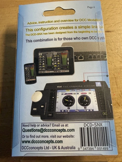 DCC CONCEPTS DCD-SNX Cobalt Alpha DCC Power Bus Driver & SNIFFER ...