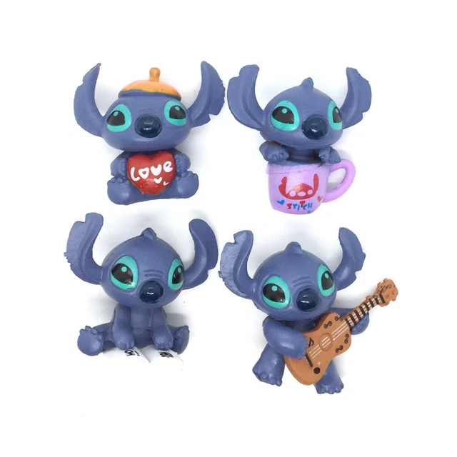 DISNEY JAPAN LILO & Stitch Action Figure Bundle Gashapon Toy Figurine ...